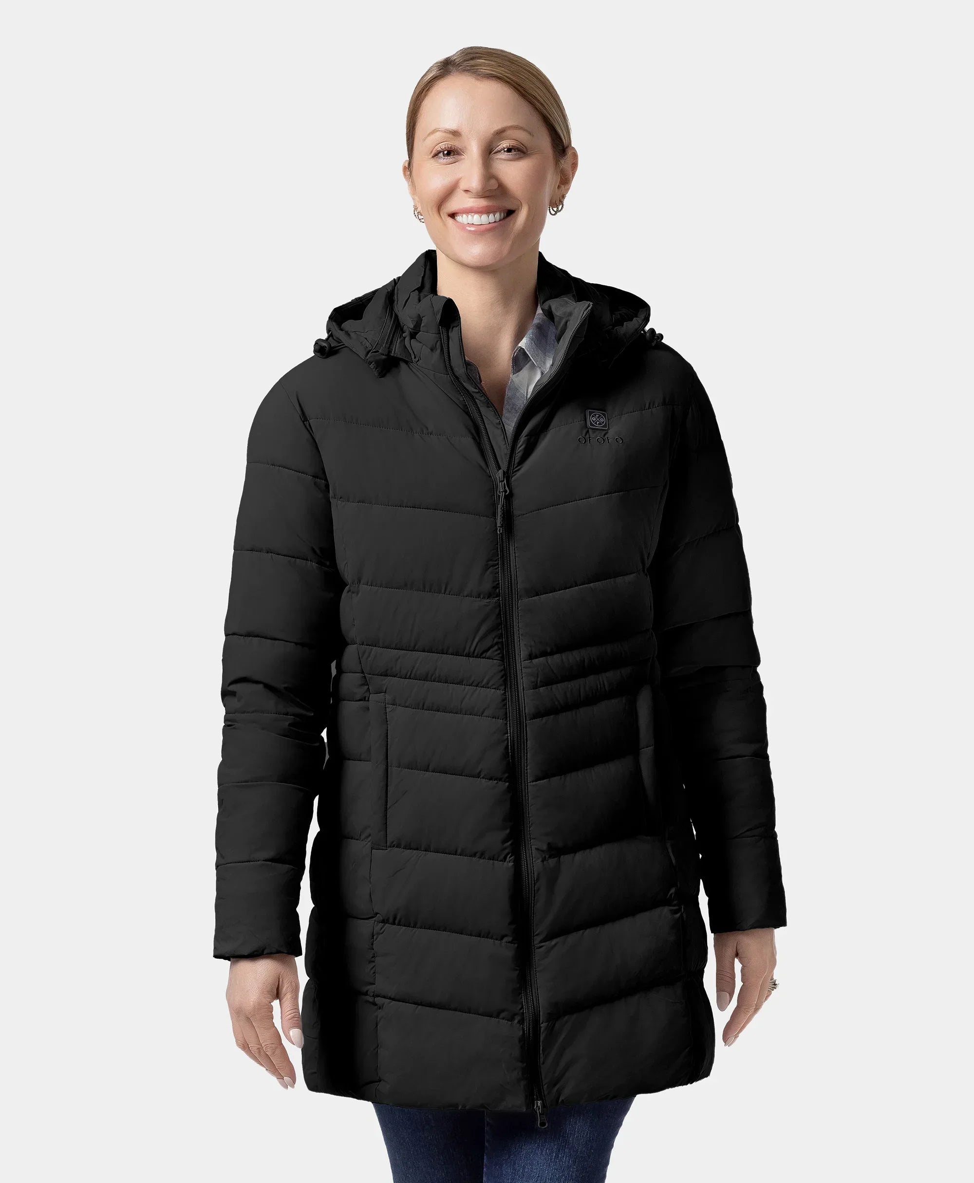 Women's Heated Puffer Parka Jacket | THERMOLITE? Insulated | ororo ...